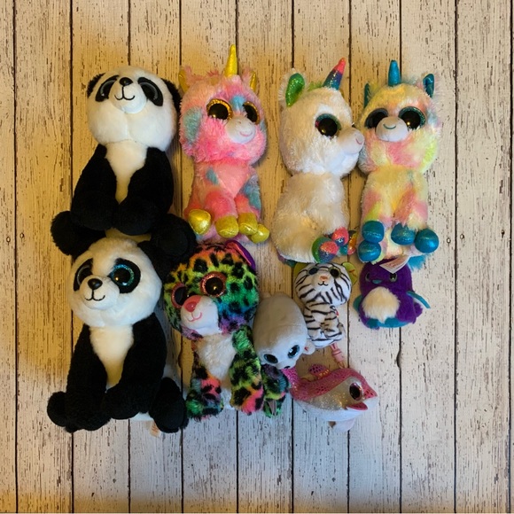 Ty | Toys | Ty Beanie Boos Assorted Collection Set Of 6 Plus Minis ...